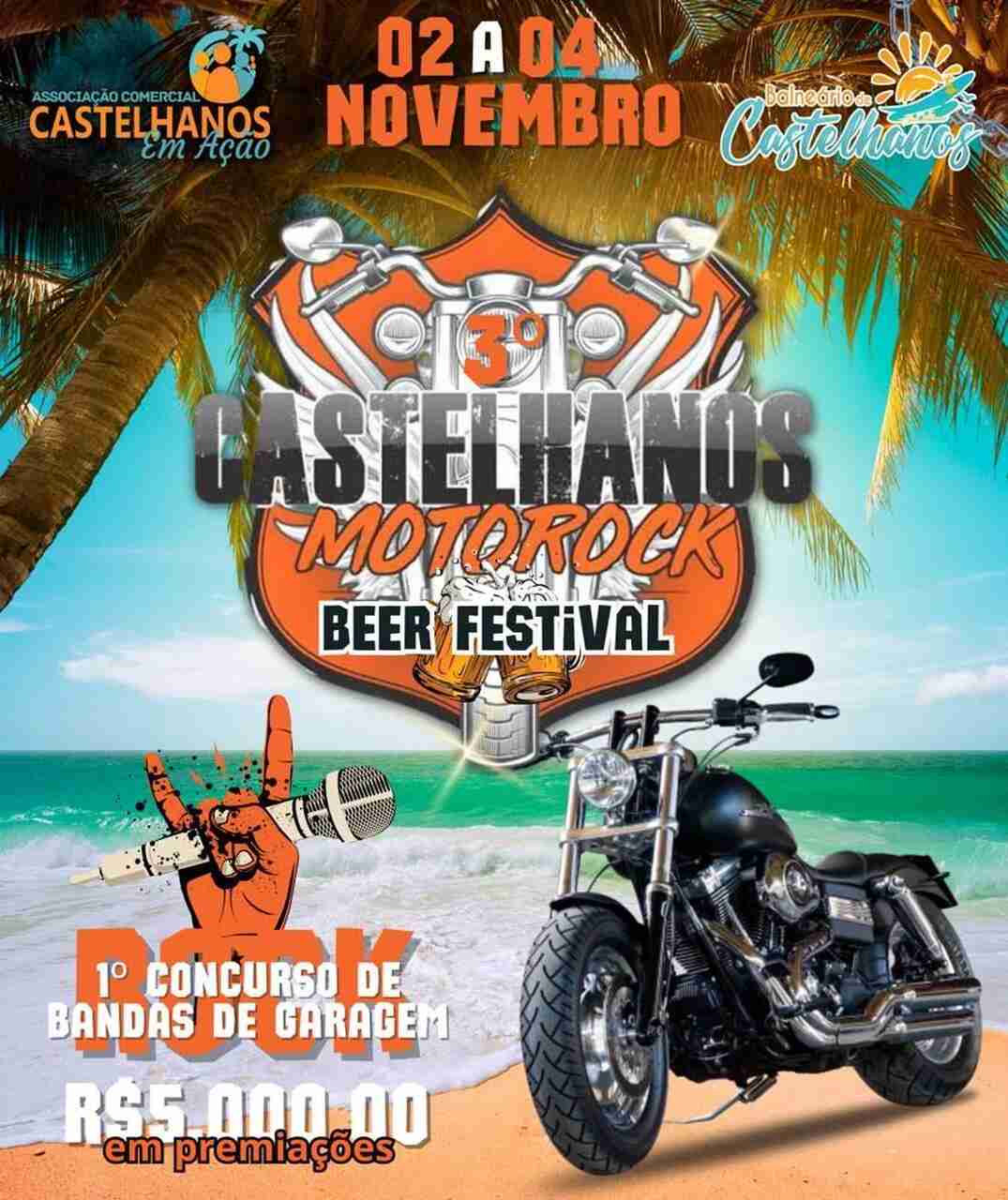 Concurso de bandas agita 3º Castelhanos Moto Rock em Anchieta - Portal 27